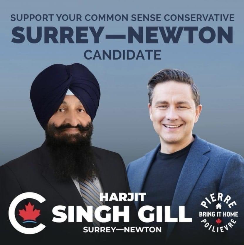 Community leader Harjeet Singh Gill to be Conservative Party of Canada ...